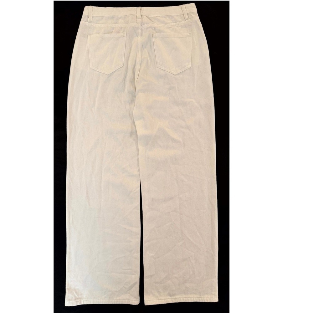 Cider | Jeans | Cider Ivory Wide Leg Jeans Xl 33 Waist High Rise ...
